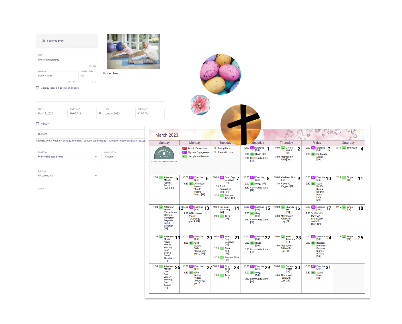 Quiltt | Activity Calendar and Tracking